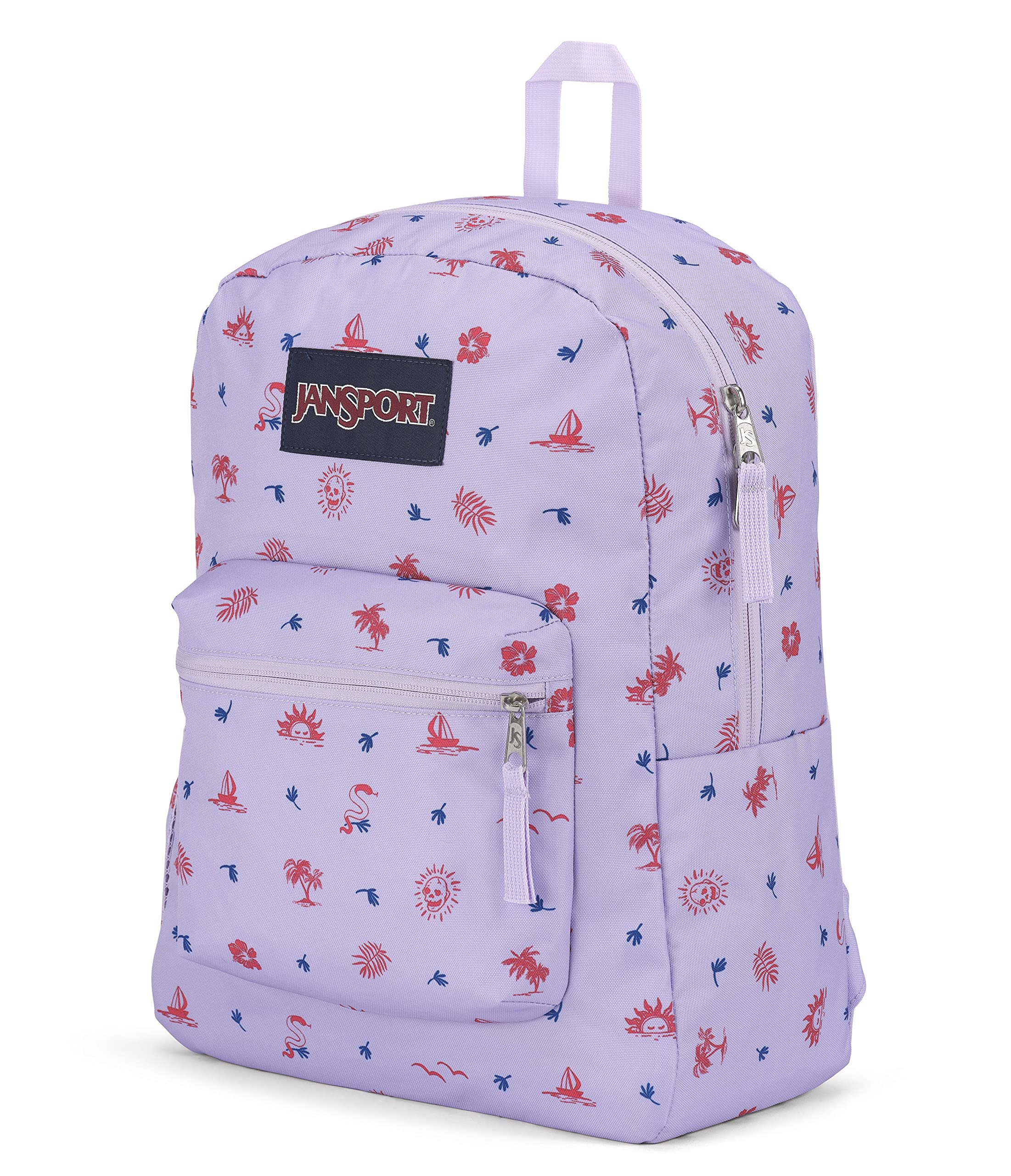 JanSport Backpack Cross Town Lagoon Luau, One Size