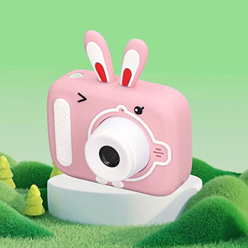 Kids Camera, Silicone Cover Kids Camera Toy Rich Effects 2.0 Inch Color Display 1080P for Daily Life (Pink)