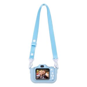 Kids Camera, Video Recording Video Camera Toy 600mAh Battery 3-12 Years Old Fun to Play (Blue)