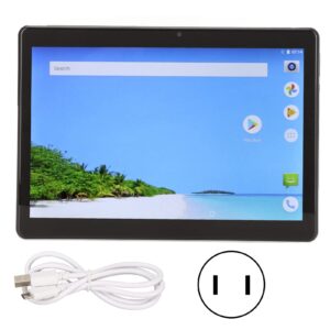 10.1 Inch Tablet, Tablet PC with Dual Cameras for Android 8.0 for Home Use (US Plug)