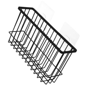 alipis kitchen storage shelf kitchen wall basket shower basket wall hanging basket bathroom toiletries basket hanging wall basket sundries storage holder iron storage basket wall-mounted