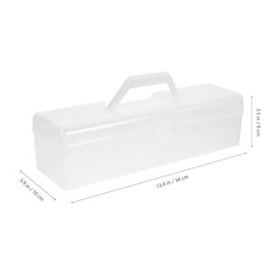 Kisangel Box Baseball Office Accessory Business Supplies Card Large Plastic Clamshell