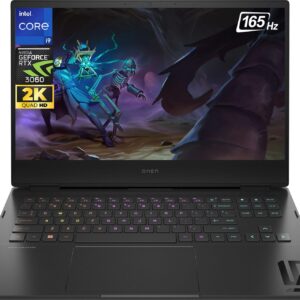 HP 2023 Newest OMEN Gaming Laptop, 16.1" QHD 165Hz Display, Intel Core i9 12900H (14 cores, up to 5GHz), NVIDIA GeForce RTX 3060, 64GB DDR5 RAM, 2TB SSD, Wi-Fi 6E, Backlit Keyboard, Windows 11 Home