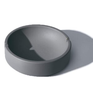 ash tray ashtrays for cigarettes ashtray cigarette ashtray for indoor or outdoor use- creative personality ashtray/decorative retro ashtray/universal (color : dark gray, size : small)