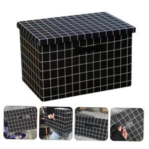 Cabilock 3 Pcs Folding Storage Box Collapsible Storage Bins Stackable Storage Bins Cube Storage Baskets Storage Cubes Storage Basket Storage Bins with Lids Container Large Cardboard