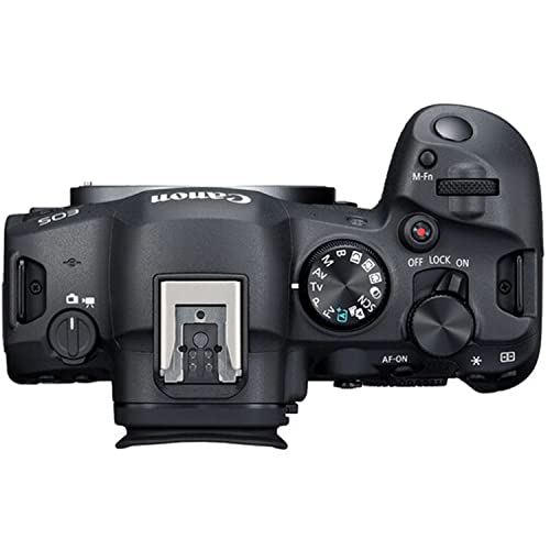 Canon EOS R6 Mark II Mirrorless Camera (Body Only) + 2pc 64GB Memory Cards + Canon HG-100TBR Tripod Grip + Spare Battery + Case & More (Renewed)