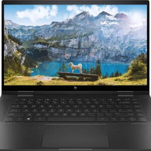 HP Envy x360 2-in-1 15.6" FHD Touchscreen Laptop, AMD Ryzen 5 5625U, 16GB RAM 1TB SSD, Wi-Fi, Bluetooth, HDMI, Webcam, Backlit Keyboard, Windows 11 Home, Black (Renewed)