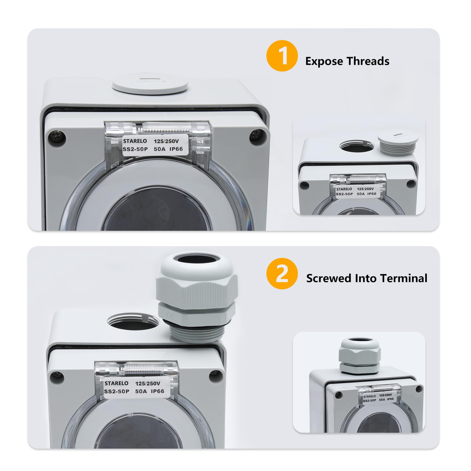 5-30R Box&Big Metric Box Connectors