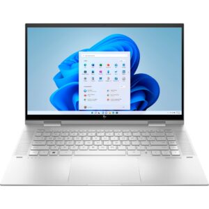 HP ENVY x360 Convert 15.6" Touchscreen FHD 2-in-1 Laptop Computer, 12th Gen Intel 12-Core i7-1260P, 16GB DDR4 RAM, 512GB PCIe SSD, WiFi6, Bluetooth 5.3, Backlit KB, Windows 11, BROAG 64GB Flash Stylus