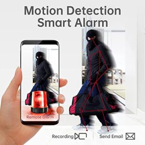 ANHT Mini Spy Camera Hidden Camera Video,Wireless WiFi Camera, Night Vision Motion Detection, 1080P Home Security Camera Nanny Cam Pet Camera Baby Camera