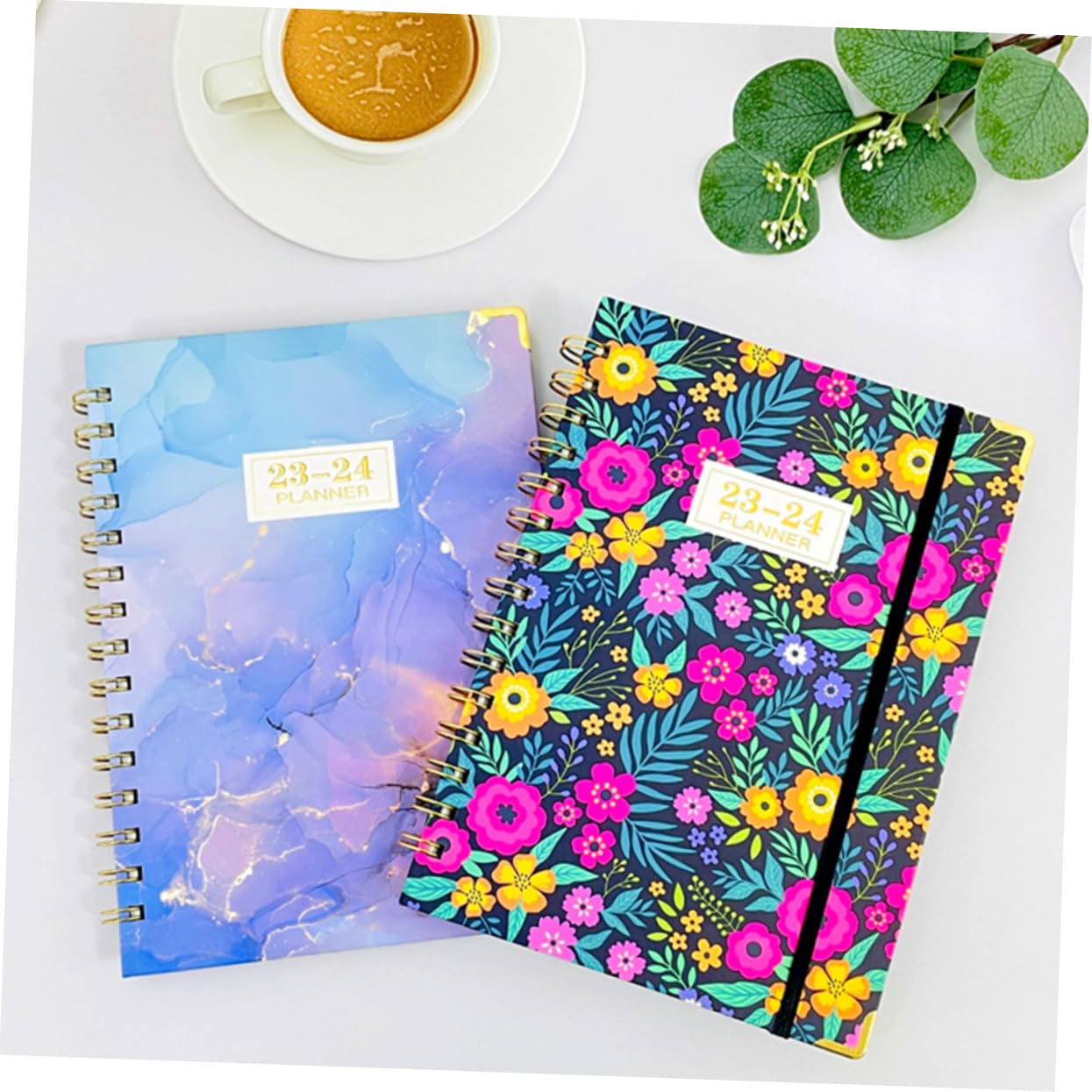 MAGICLULU 2pcs Note Pads Notebook Note Book Teacher Planner Home Supply Convenient Daily Planner Academic Year Planner 2023-2024 Planner Notepad Aluminum Alloy Household Office Handbook