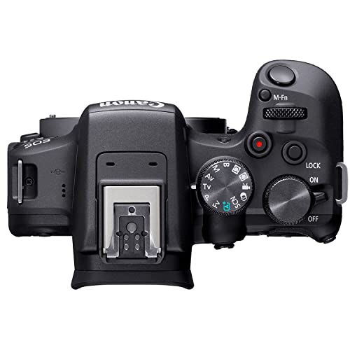 Canon EOS R10 Mirrorless Camera (Body Only) + Canon HG-100TBR Tripod Grip + 2pc 64GB Memory Cards + LED Video Light & More (Renewed)