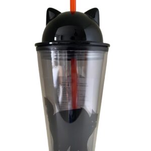 STARBUCKS Exclusive Limited Edition 2023 16 oz. Grande Kitty Ears Tumbler - Halloween