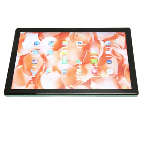 DAUZ Tablet, 5G WiFi Digital Tablet 8 Core 8GB RAM 256GB ROM FDH Screen Green for Stusy for Video (US Plug)