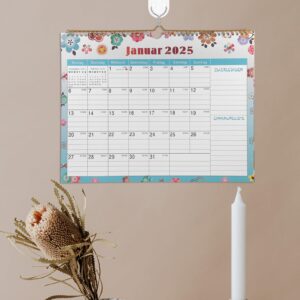 BESTOYARD 2025 Countdown Calendar Home Hanging Calendar Household Daily Use Calendar Sturdy Calendar Family Wall Calendar Wall Calendar Art Paper Dating Original Design Small Wall Calendar