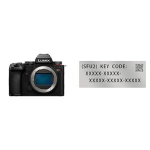 panasonic lumix dc-s5m2body mirrorless camera with lumix s1 filmmaker profile unlock software key (dmw-sfu2)