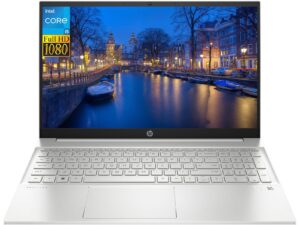 hp 2023 newest pavilion laptop, 15.6" fhd touchscreen, cpu i5-1335u up to 4.6ghz, 32gb ram, 1tb ssd, intel iris xe graphics, wi-fi 6, backlit keyboard, numeric keypad, windows 11 home