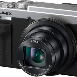 Panasonic Lumix DC-ZS80 Digital Camera (Silver) with Advanced Accessories and Travel Bundle | DC-ZS80DK | panasonic lumix zs80