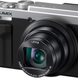 Panasonic Lumix DC-ZS80 Digital Camera (Silver) with Advanced Accessories and Travel Bundle | DC-ZS80DK | panasonic lumix zs80