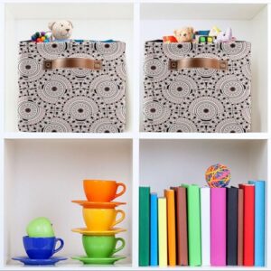 Moroccan Tile Storage Basket Bins Foldable Decorative Storage Box Laundry Hamper Baskte Storage for Pet Books Clothes Makeup Nursery Closet Office,1 pcs