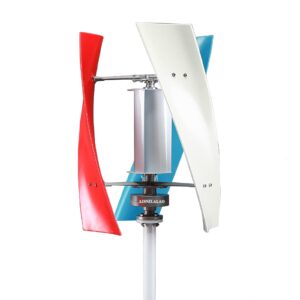 HUIZHITENGDA 3000W 12V 24V 48V 300RPM Vertical Wind Turbine Maglev Wind Generator with Controller, Home Wind Power Turbine Generator,12v