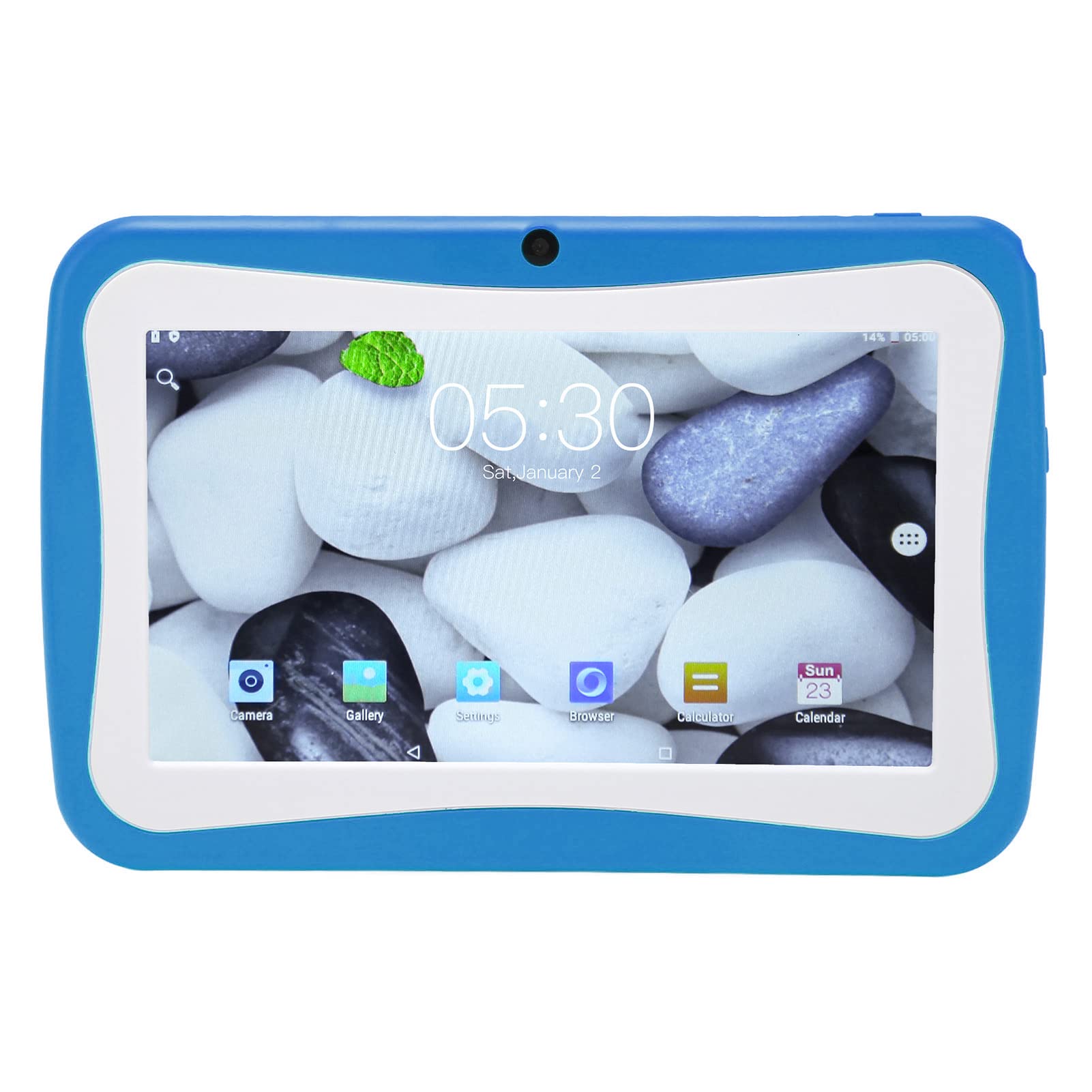 Kids Tablet, 7 inch Android8.0 Tablet, Quad Core CPU, 4GB+32GB, IPS Display, WiFi, Dual Camera, Educational Games, Parental Control, Stand, 5500mah Battery (Blue)