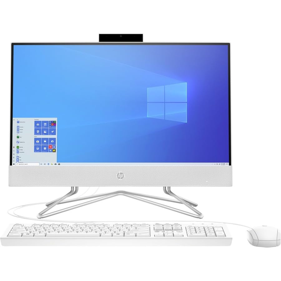 HP 2023 21.5 inch AIO Desktop, Intel Celeron J4025 Processor, Intel UHD Graphics 600, 12 GB RAM, 512 GB SSD, Windows 11 Home, Snow White, Z&O Accessories