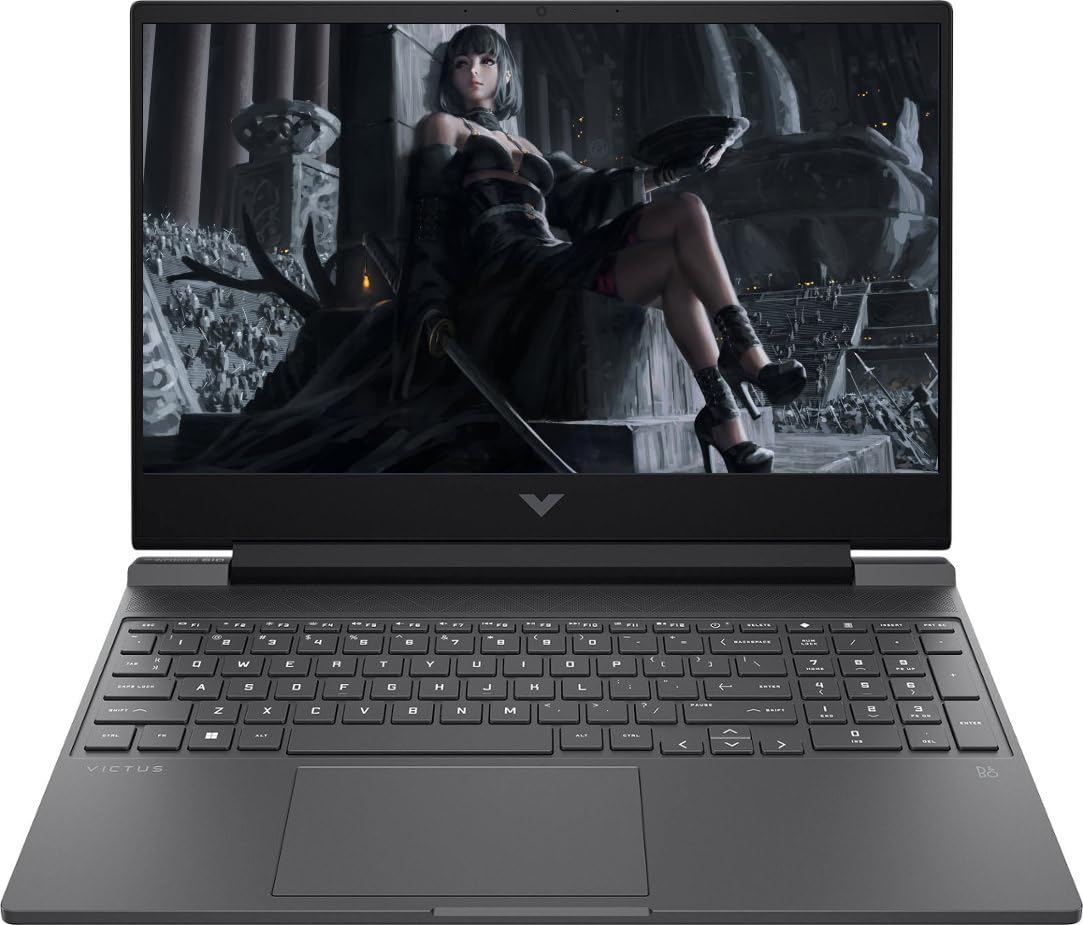 HP Victus Gaming Laptop 15.6" FHD 144Hz Display, AMD Ryzen 5 7535HS Processor, NVIDIA GeForce RTX 2050, 16GB DDR5 RAM, 1TB PCIE SSD, Wifi6, Backlit Keyboard, Windows 11 Home +GM Accessory