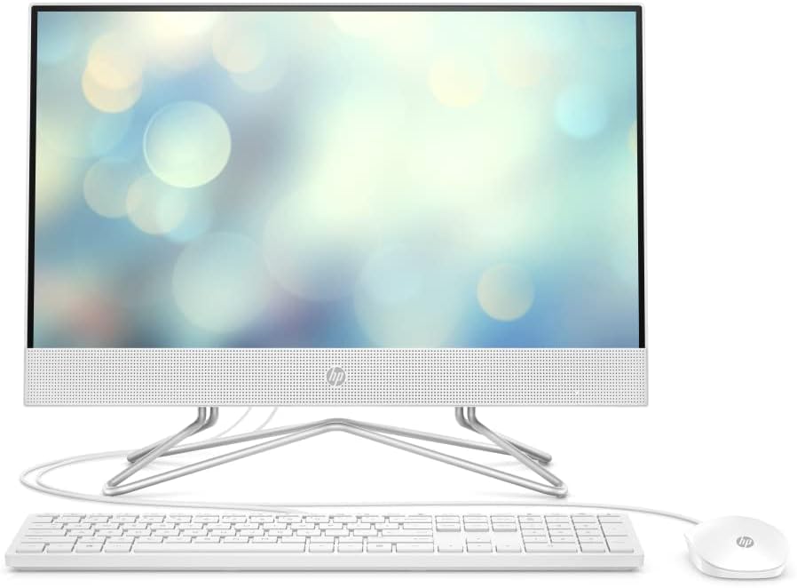 HP 2023 21.5 inch AIO Desktop, Intel Celeron J4025 Processor, Intel UHD Graphics 600, 20 GB RAM, 1 TB SSD, Windows 11 Home, Snow White, Z&O Accessories