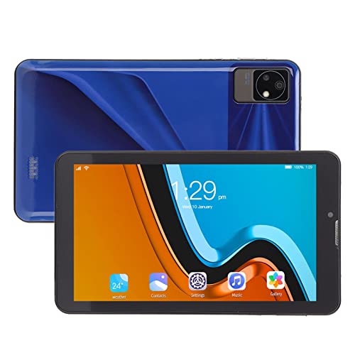 10 Tablet,7 Inch 1280x800 IPS Screen,2GB RAM 32GB ROM Storage MTK6592 8 Cores CPU,Dual Camera Dual Band WiFi,Three Card Slots, for Kids and Family. (US Plug)