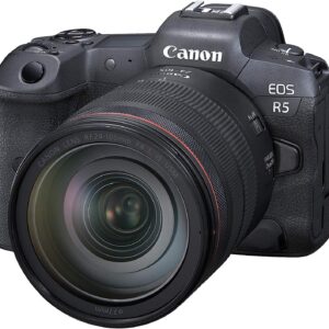 Canon EOS R5 Mirrorless Digital Camera with 24-105mm Lens Bundle Kit with BG-R10 Battery Grip and Advanced Accessories | (4147C013 + 4365C001) | Canon eos r5