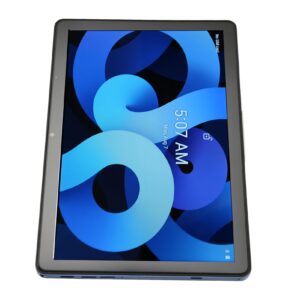 Tablet PC, 8 MP Front Camera 10.1 Inch Tablet MTK6762 Octa Core 12GB RAM 512GB ROM 13 for Business for Learning (Blue)