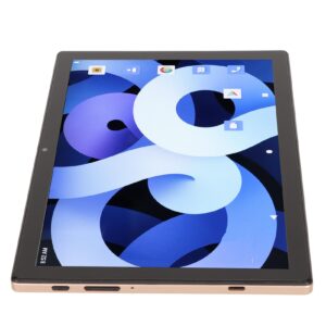 Smart Tablet 10.1 Inch Tablet 8 Cores for Study Video (Gold)