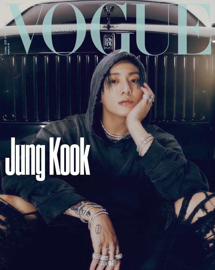 VOGUE Korea Magazine October 2023 Issue BTS JUNGKOOK Cover (D)