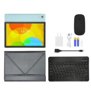 Tablet PC, US Plug 100‑240V Octa Core CPU Office Tablet 12GB 256GB Memory with Mouse Keyboard for School (US Plug)