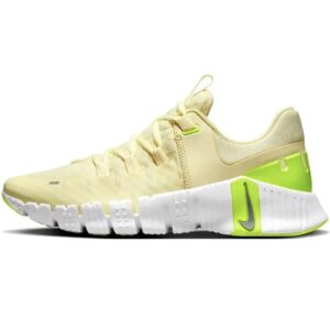 women's free metcon 5 - size 7.5 us - citron tint