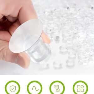 Flange Inserts 9PCS 17/19/21mm*3 Compatible with Momcozy S9/S9pro/S10/S12/S12pro/Spectra/Medela/TSRETE 24mm Breast Pump Shields/Flanges,Reduce 24mm Tunnel Down to Correct Size