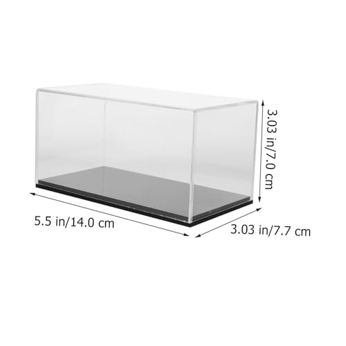 Alipis Toy Box Toys Display case Model Case Clear Display Container Action Figure Protective Case Handicrafts Case Figure Case Handicrafts Storage Case Handicraft Case - Acrylic