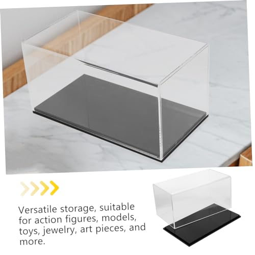 Alipis Toy Box Toys Display case Model Case Clear Display Container Action Figure Protective Case Handicrafts Case Figure Case Handicrafts Storage Case Handicraft Case - Acrylic