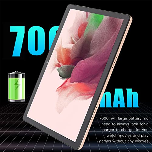 DAUZ HD Tablet, Octa Core CPU 5G WiFi 4G LTE Office Tablet 10.1 Inch FHD for School (US Plug)