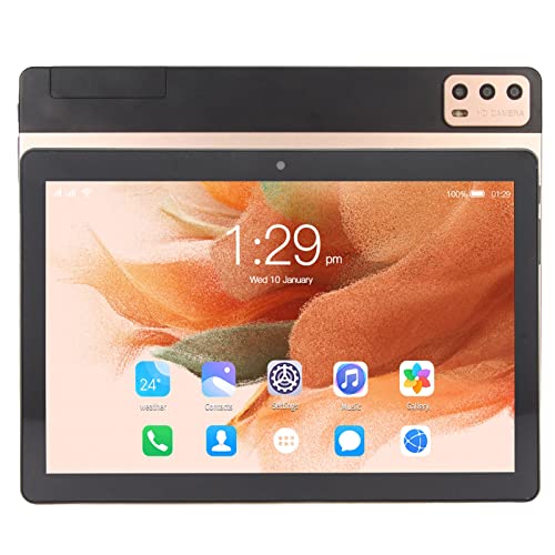 DAUZ HD Tablet, Octa Core CPU 5G WiFi 4G LTE Office Tablet 10.1 Inch FHD for School (US Plug)