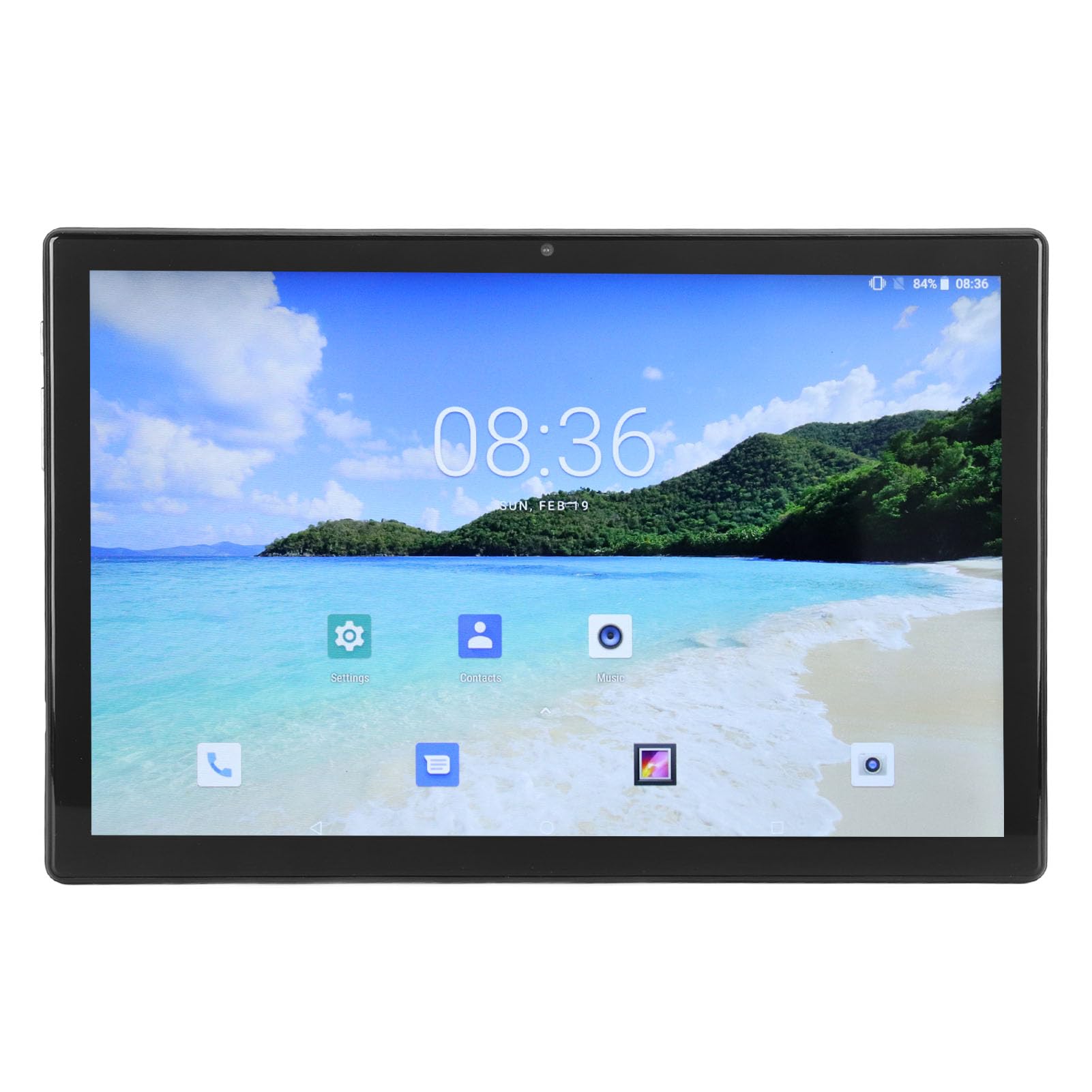 10.1 Inch Tablet, Tablet 8GB RAM 256GB ROM 5GWIFI 100‑240V 2 in 1 Stereo Dual Speakers with Case (US Plug)