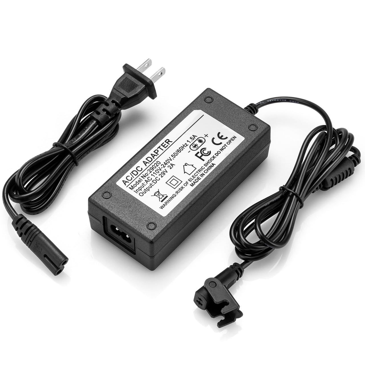 Power Recliner Power Supply 8 feet for Electric Reclining Furniture Power Recliner, Lift Seat,Chairs, Sofa - Universal 29V 2A Adapter AC/DC Power Supply