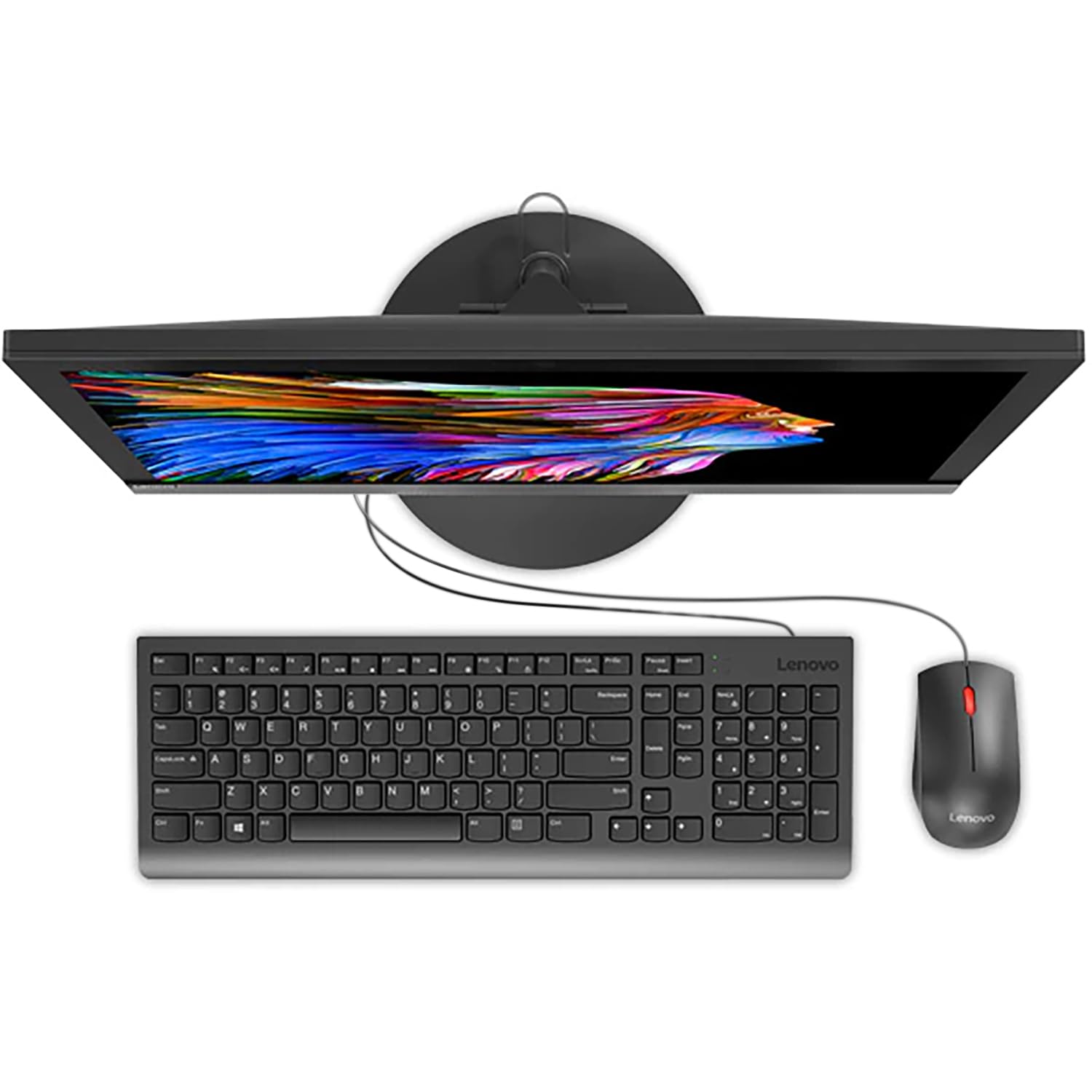 Lenovo V130 20 AIO 19.5" WXGA+ Business All-in-One Desktop Computer, Intel Celeron J4025 Processor, 8GB DDR4 RAM, 2TB SSD, DVDRW, WiFi, Bluetooth, Windows 11 Pro, BROAG