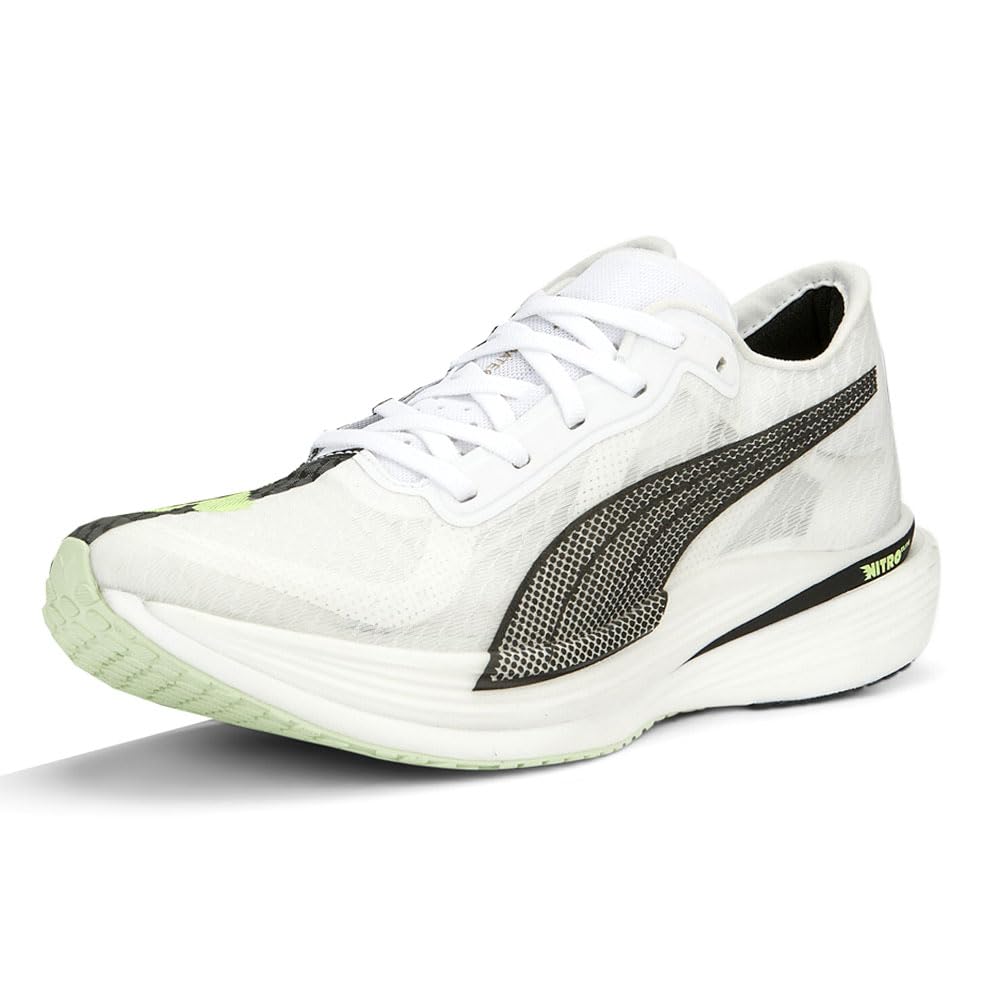 PUMA Womens Deviate Nitro Elite 2 Run 75 Running Sneakers Shoes - Green - Size 9.5 M