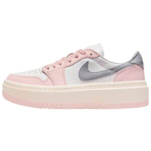 nike air jordan 1 elevate low women's shoes (atmosphere/white/guava ice/light, us footwear size system, adult, women, numeric, medium, 10.5)