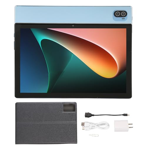 Tablet PC, 8GB RAM 256GB ROM 10.1 Inch Tablet Dual Speakers for Work for Learning (US Plug 100‑240V)