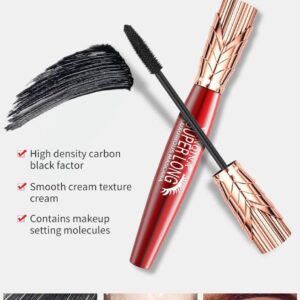 Yankina Mascara De Pestañas, Yankina Super Long Mascara, Yankina Máscara Para Pestañas Super Long, Yanquina 4d Waterproof and Sweat Super Long Luxurious Mascara, Stereo Lengthening Mascara (4Pcs)