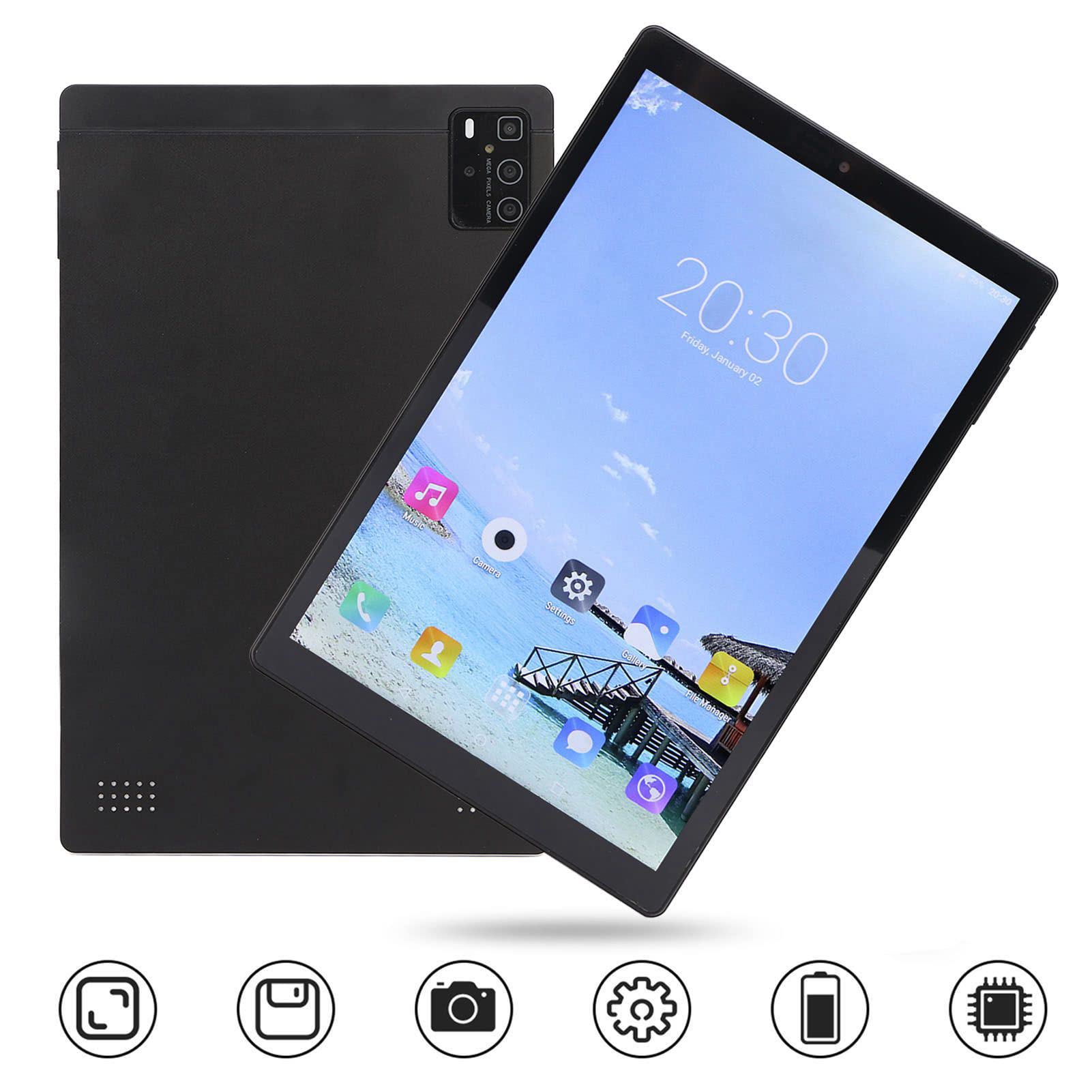 Honio Tablet PC, 2GB RAM 32GB ROM Student 10 Inch (US Plug)