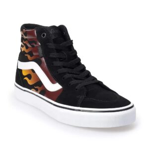 Vans Unisex Filmore Hightop Platform Sneaker - Black/Flame 11.5